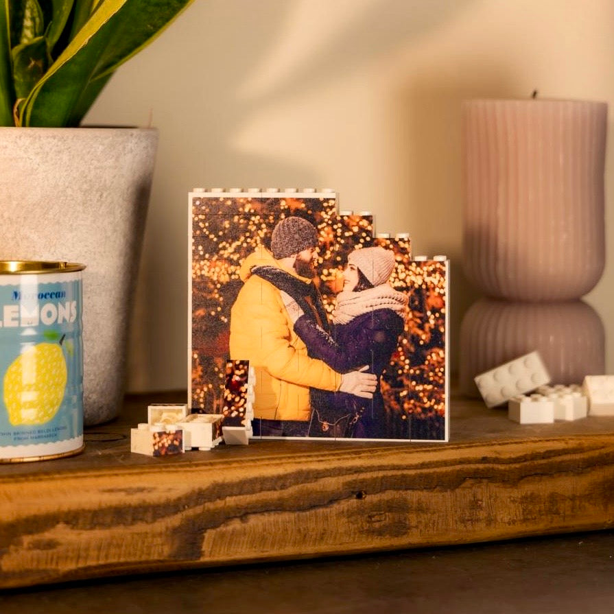 Personalised LEGO Brick Photo Block - Unique Gift for Any Occasion ...