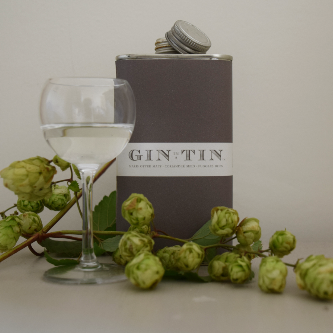 London Dry Fuggles Hops, Coriander Seed, Maris Otter Malt Gin In A Tin ...